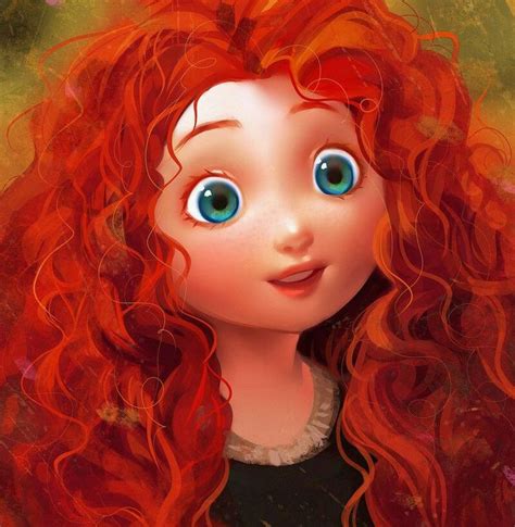 Little Merida Disney Art Artist Disney Brave