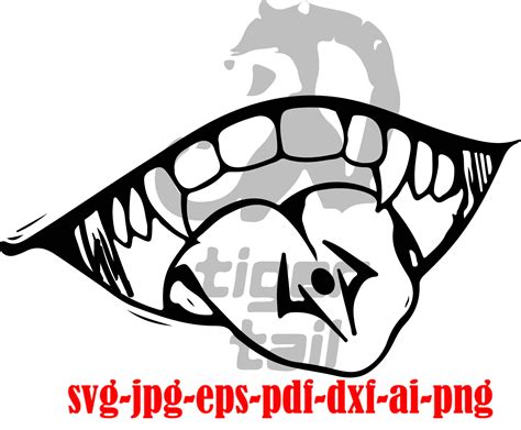 Jujutsu Kaisen Ryomen Sukunas Mouth 7 Different Files Svg Png 