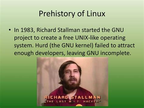 A History Of Linux Pptx
