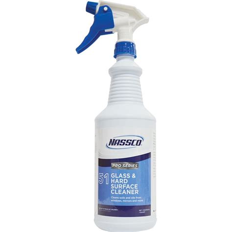 Nassco Pro Series 51 Glass And Hard Surface Cleaner 1 Quart N 02013