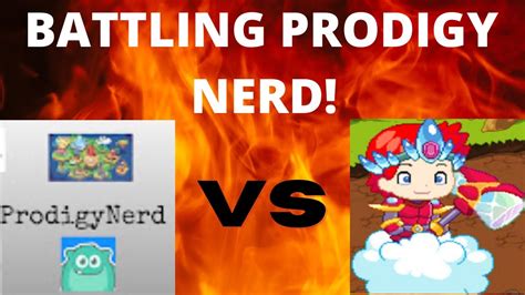 Prodigy Pro Vs Prodigy Nerd Youtuber Vs Youtuber Youtube