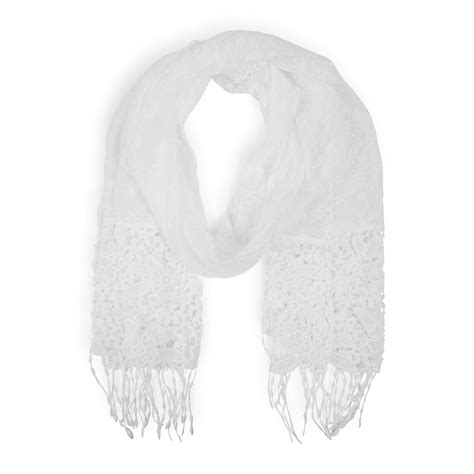 Short White Scarf At Ali Purser Blog