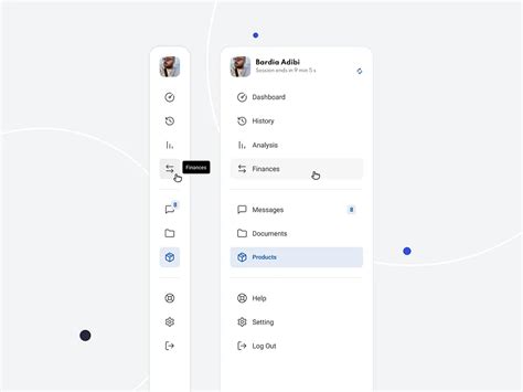 Sidebar Menu Designs Themes Templates And Downloadable Graphic Elements On Dribbble