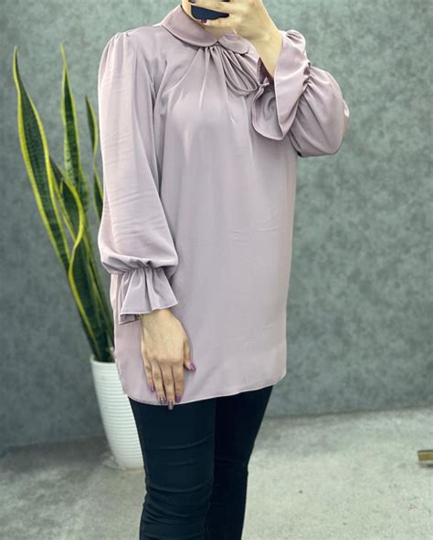 با مدل شومیز رنگ پوست پیازی جدید استایلی دلنشین داشته باشید ماگرتا