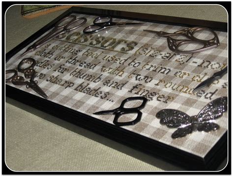 To Stitch Or Not To Stitch Scissors Display
