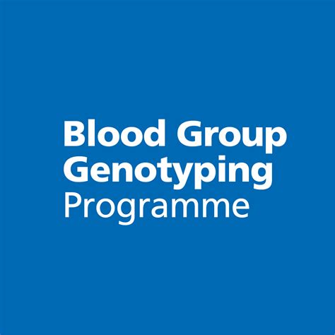 Blood Group Genotyping Nhs Blood And Transplant