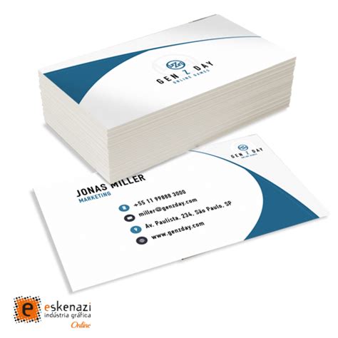 Fazer Cartão De Visita Online Impressão De Cartão De Visita Loja Grafica Eskenazi