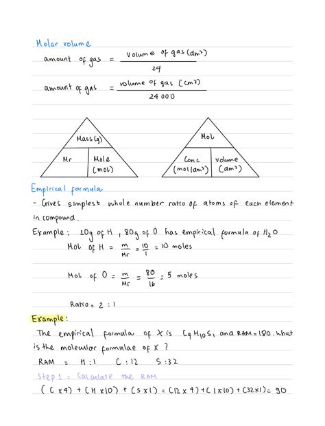 Solution Quantitative Chemistry Igcse Chemistry Studypool