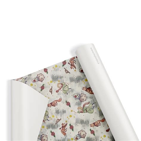 تن تن سنتر فروشگاه محصولات تن تن کاغذ کادو شازده کوچولو طرح دو