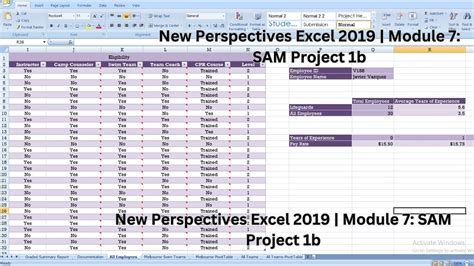 new perspectives excel 2019 module 7 sam project 1b newperspective