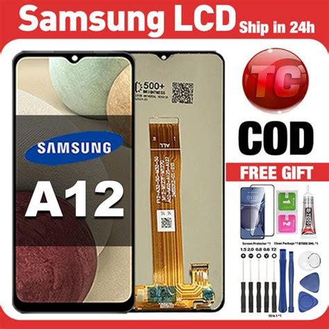 Promo Original Lcd Samsung A12 Fullset Ori Asli Layar Hp Touchscreen Sentuh Versi Tinggi Cod