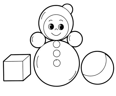 Раскраски Игрушки Для Детей 5 6 Лет 70 фото