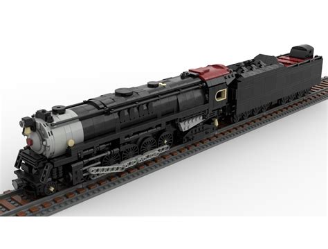 Lego Moc Prr J1 Class Steam Locomotive By Axelc2509 Rebrickable Build With Lego