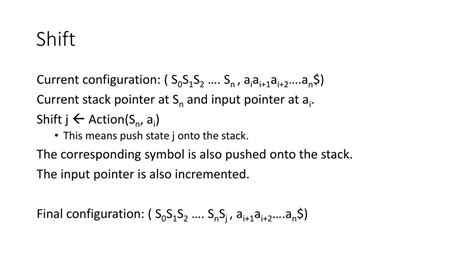 Ppt Shift Reduce Parser Lr Automaton Powerpoint Presentation Free Download Id 2643707