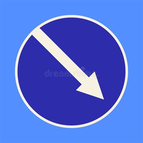 Icon Obstacle Avoidance On The Right Vector Clipart Stock Vector Illustration Of Sign Vector