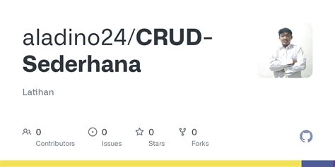 Github Aladino Crud Sederhana Latihan