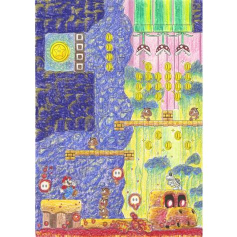 塗り絵セレクション スーパーマリオ 【ショウワノート】ぬりえ・学習帳・人気のキャラクター文具が満載！