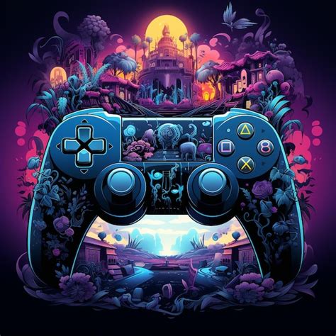 Premium Ai Image Game Console Controller
