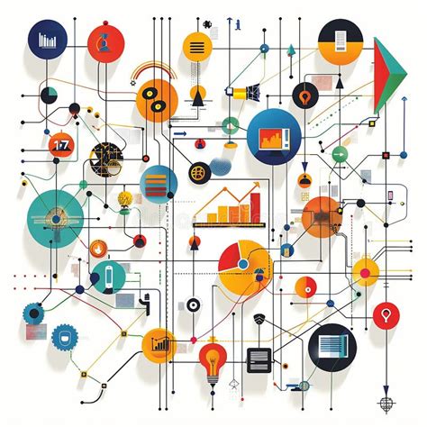 Business Model Graph Marketing Profit Loss Stock Illustration