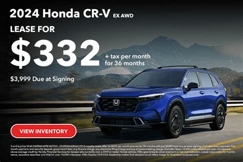 Honda Lease Deals Honda Financing Honda Dealership