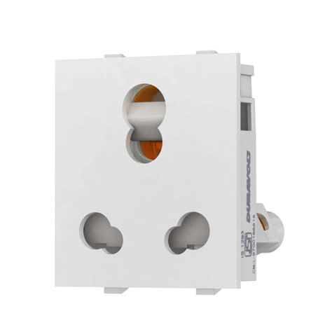 6 16a Multi Socket With Shutter Duravolt