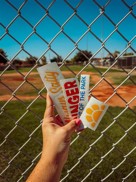 Sunflower Seed Baseball Bat Decals Diy Plastic Bat Stickers Etsy