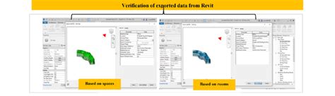 Verification Of Exported Data From Revit Program Source By The Download Scientific Diagram