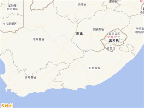 南非地图 非洲南非地图 南非卫星地图 南非地图全图