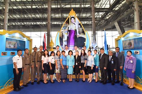 สมุทรปราการ ท่าอากาศยานสุวรรณภูมิจัดกิจกรรมเฉลิมพระเกียรติสมเด็จพระนาง