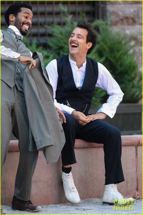Clive Owen And Eve Hewson Film The Knick In Period Costumes Photo