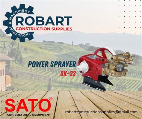 Sato Power Sprayer Commercial And Industrial Industrial Equipment On