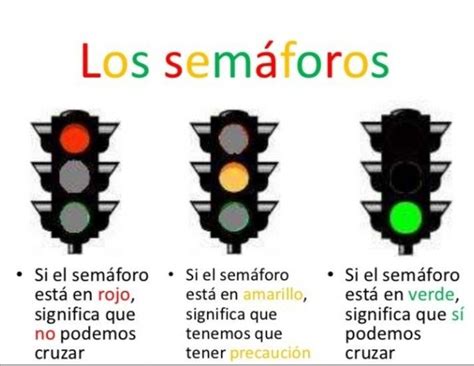 Semáforos 🚦 Educacion Vial Para Niños Imagenes De Semaforos Señales