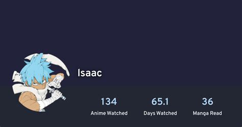 Lsaacs Profile · Anilist