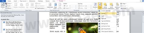 How To Wrap Text In Word Around Image UPaae