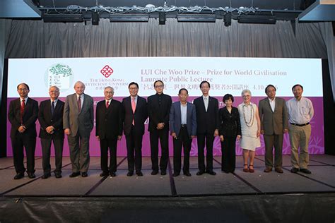 Polyu Holds Public Lecture By Lui Che Woo Prize Prize For World