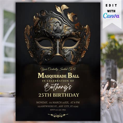 Masquerade Invitation Ideas