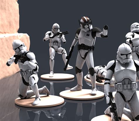 3d File Star Wars Legion Commander Cody ⭐・template To Download And 3d