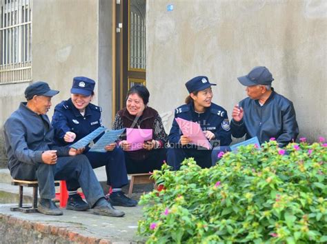 安徽当涂入户走访架起警民连心桥 人民图片网