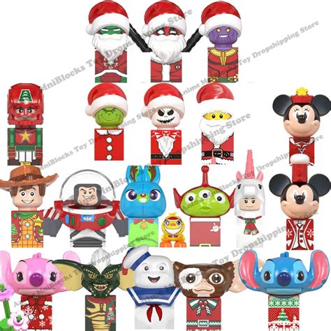 Wm Blöcke 6076 6077 6104 Disney Spielzeug Geschichte Mickey Und Minnie Stich Engel Anime