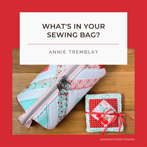 Whats In Your Sewing Bag Annie Tremblay Shannon Fraser Designs