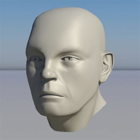 Human Head Character 3ds