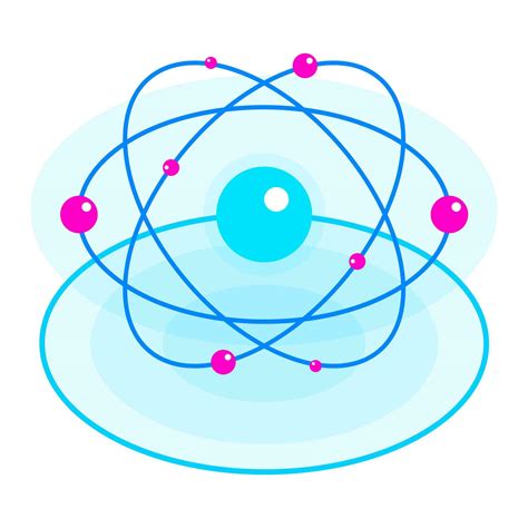 Vector Illustration Of Atomic Structure 24290948 Vector Art At Vecteezy