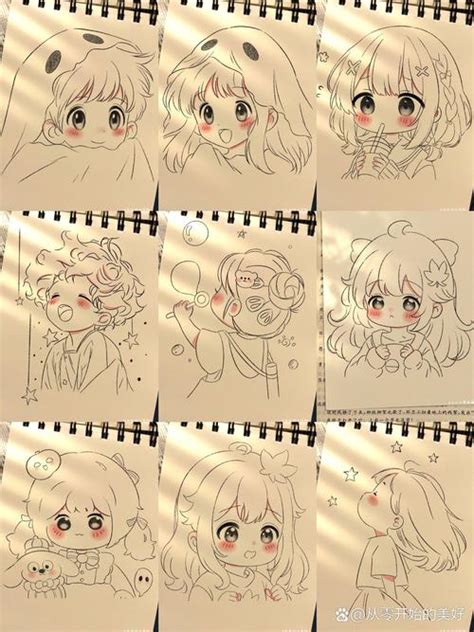 少女简笔画q版可爱怎么画 少女简笔画q版 可爱女孩 画趣文库（我爱生活）