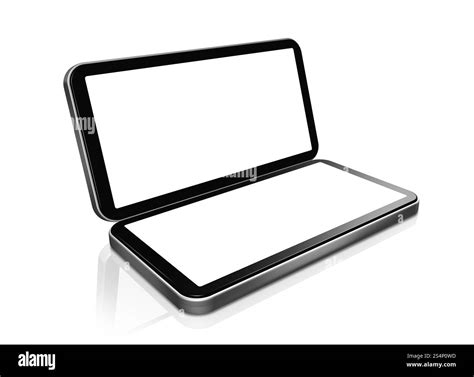 3d Mobile Phone Portable Handheld Game Console With Two Screens Isolated On White With 2