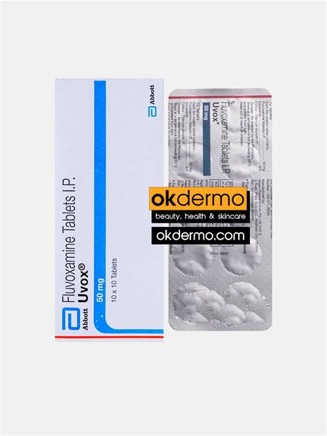 Uvox® Fluvoxamine Tablets Okdermo Skin Care