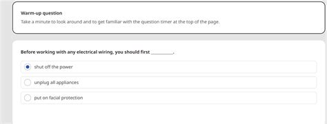 Solved Warm Up Question Take A Minute To Look Around And To