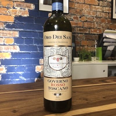 #190 Oro dei Sani Governo Rosso Toscana 2016 - Han Drinks Solo Wine Club