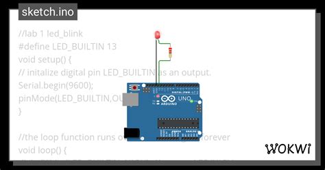 Lab Ledblink Wokwi Esp32 Stm32 Arduino Simulator