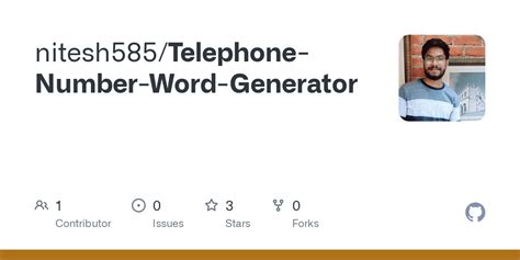 Telephone Number Word Generatornumbergeneratorhtml At Master · Nitesh585telephone Number Word