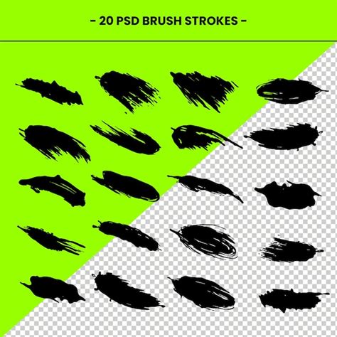 Bursh Strokes Psd 2000 High Quality Free Psd Templates For Download